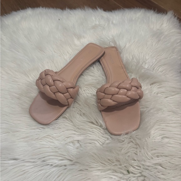TOP Moda | Shoes | Top Moda Cream Braided Sandals | Poshmark